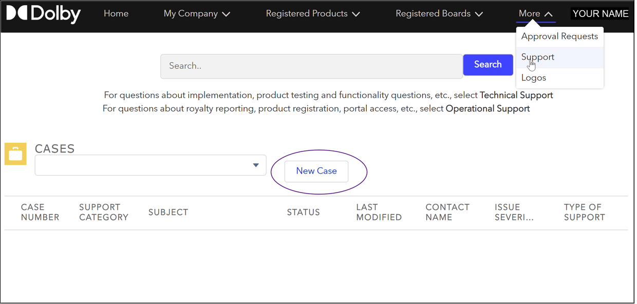 Support & Case Management | Dolby Implementation Handbook